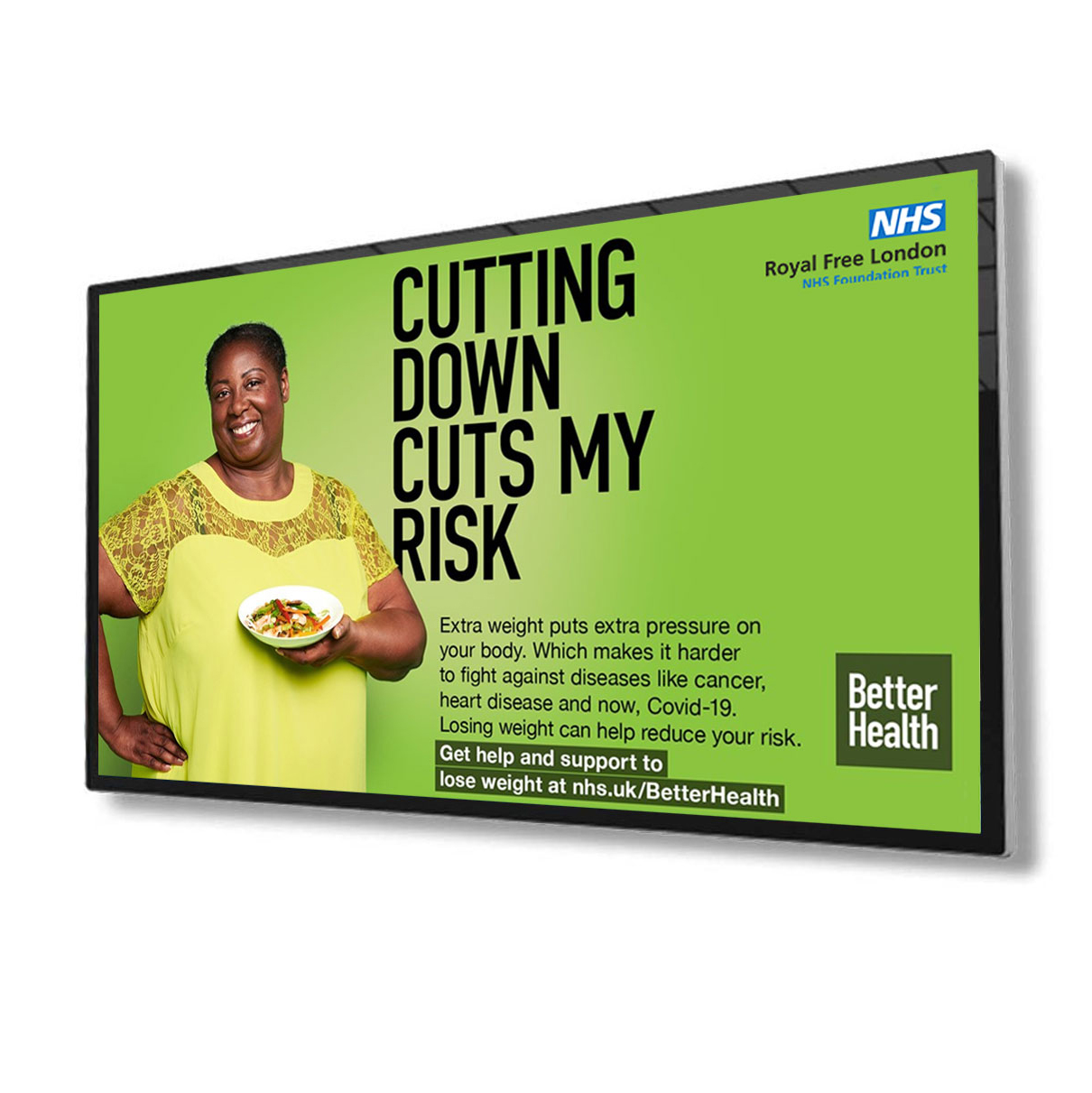 Slimline Professional Digital Advertising Display Screen | Digital Signbox